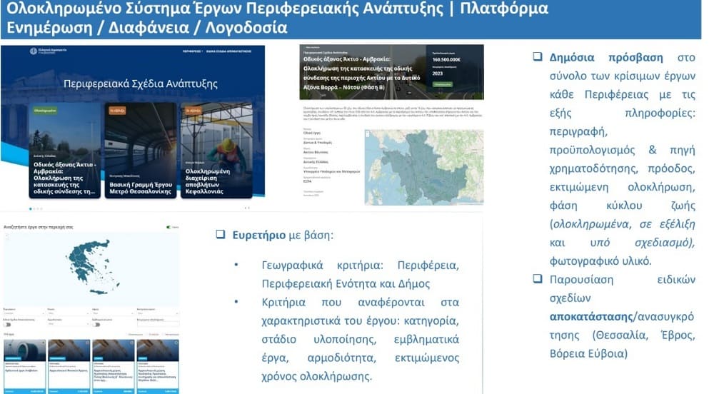 Τα έργα της Περιφέρειας «μπαίνουν» σε κοινή θέα! • EpirusPost ...