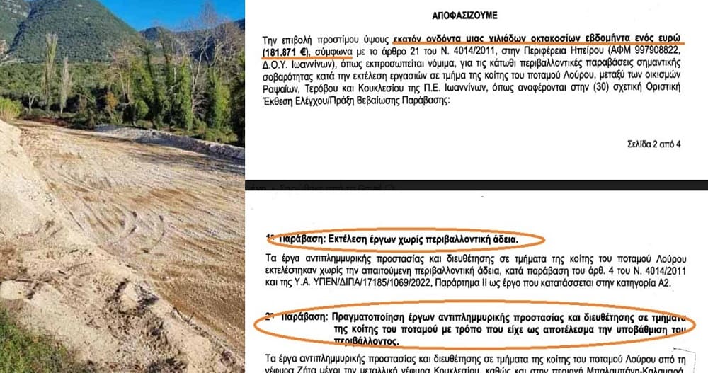 Βαρύς ο πέλεκυς στην Περιφέρεια Ηπείρου για το «στέγνωμα» του Λούρου ...